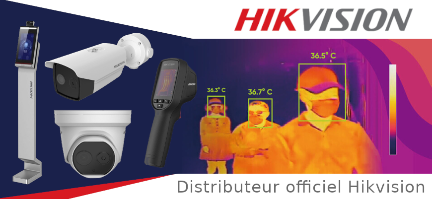 Caméra thermique ip pour la thermographie corporelle